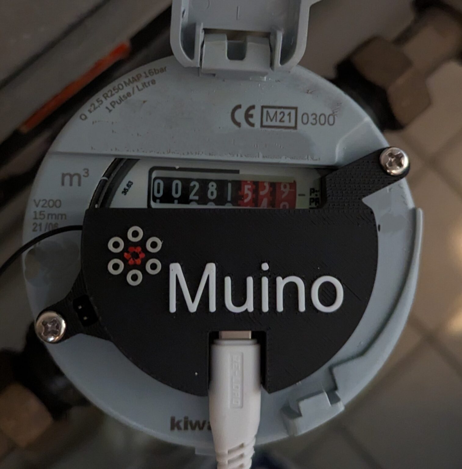 Smart Water Meter Reader (with 3D case) – Muino